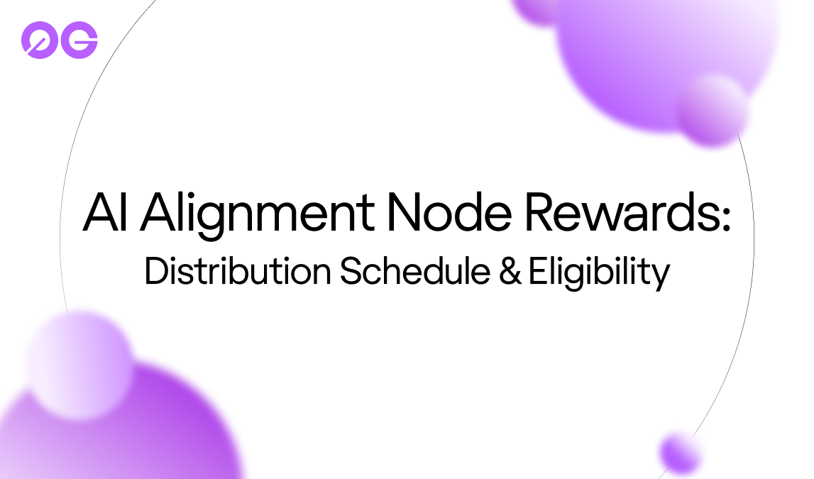 AI Alignment Node Rewards: Distribution Schedule & Eligibility | 0G